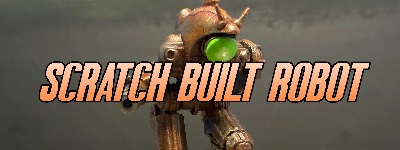 Scratch built wandering robot